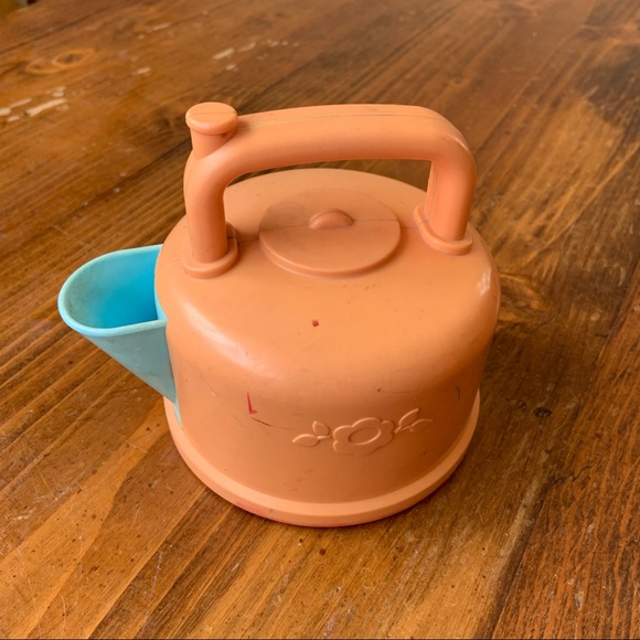 Toys | Vintage Play Pretend Pink Blue Tea Kettle | Poshmark